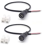 Amazon.com: ELNONE 2PCS USB Female Pigtail 2 Wire,0.3M/1Ft 20AWG USB 2. ...