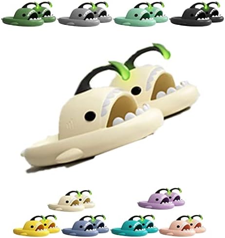 Amazon.com: Angler Fish Slides, Cute Cartoon Shark Slippers, Cloud ...