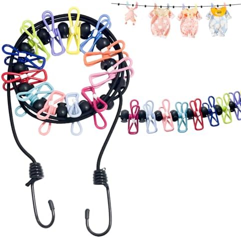 Retractable Portable Washing Lines Camping, Elastic Adjustable Travel ...