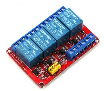 JQC3F-24VDC-C 4-Circuit 24V 10A Relay Module: Amazon.com: Industrial ...