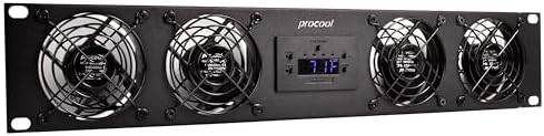 Amazon.com: PROCOOL SP480XT-E / 2U Temperature Controlled Silent Rack ...