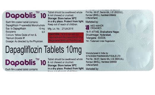 Dapablis 10 Tablet 10's : Amazon.in: Health & Personal Care