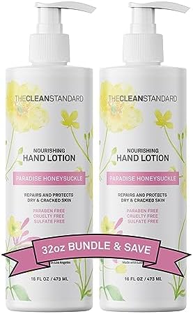 Amazon.com : THE CLEAN STANDARD Moisturizing Hand Lotion for Dry Skin ...
