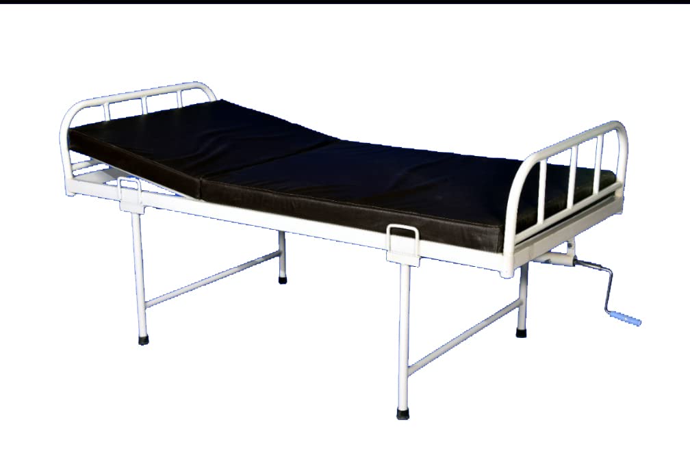 Low Height Fowler Bed for Patients for Home | Hospital Bed with Side ...