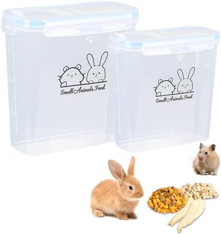 Pet Supplies : Pet Food Storage Containers,Airtight Small Animals Food ...