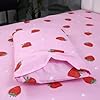 Amazon.com: SDY 4PCS Strawberry Bedding Sheets,Full Size Red and Pink ...