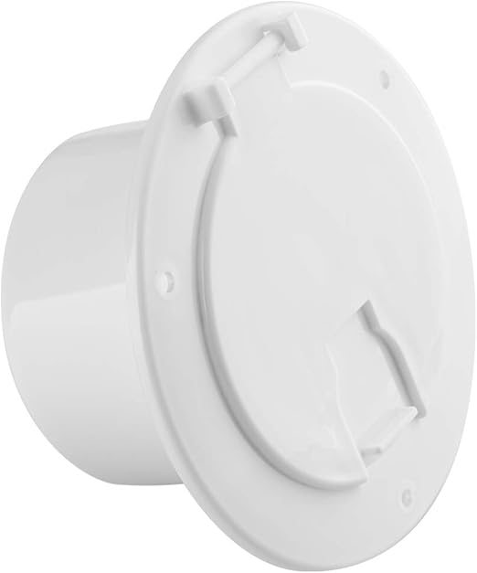 Amazon.com: Halotronics RV 5-inch Round Electric Cable Hatch for 30 and ...