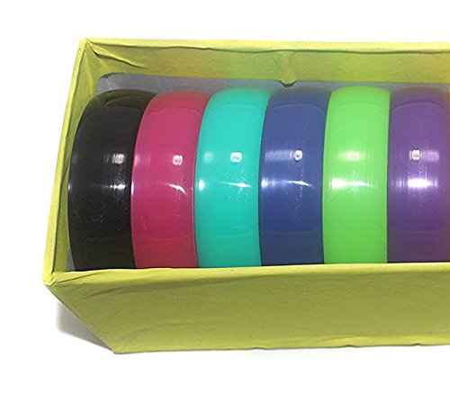 DMS RETAIL Thick Plastic Bangles/Kada/Patla for Silk Thread Jewelry ...