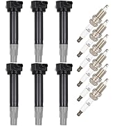 Amazon.com: OCPTY 8 ignition coils with 8 iridium Spark Plugs fits ...