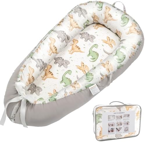 Amazon.com: Alened Baby Lounger for Newborn 0-24 Months, Organic Cotton ...