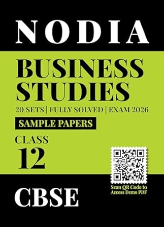 CBSE Class 12 Business Studies Sample Paper for 2026 Exam | 20 Sample ...