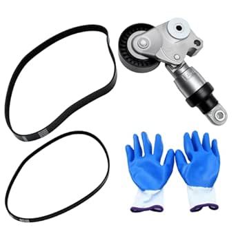 Amazon.com: Serpentine Belt Drive Kit with Tensioner Compatible with ...
