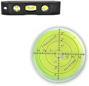 6 Inch Magnetic Torpedo Level and 66x10mm Circular Bubble Level ...