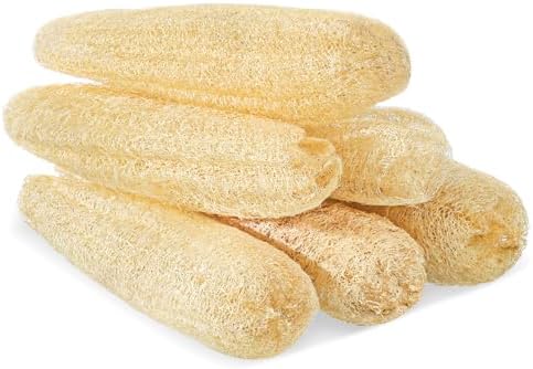 Amazon.com: ZhouBoat 6 Pack Natural Loofah Sponge 13.8-15.7 Inch for ...