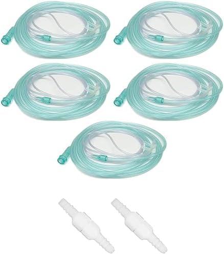 Amazon.com: 7-Piece Adult Nasal Cannula Set - 7ft Oxygen Cannulas with ...