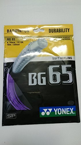 Buy Badminton String Yonex BG-65 (Violet) Online at Low Prices in India ...