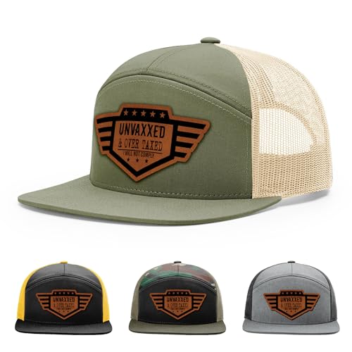 Amazon.com: Unvaxxed and Overtaxed Hat, Unvaccinated Hat, 168 Style ...