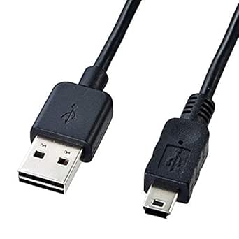 Amazon.com: Sanwa Supply KU-RMB505 Double-Sided Mini USB Cable (Mini B ...