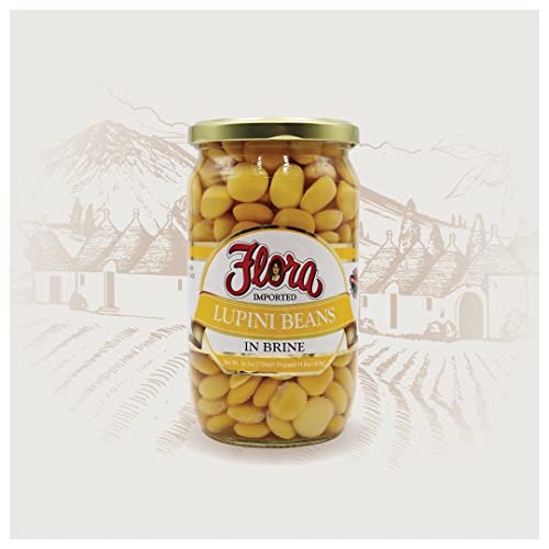 Flora Foods Lupini Beans | Ready To Eat Healthy Snack | 24 Oz. Jar ...