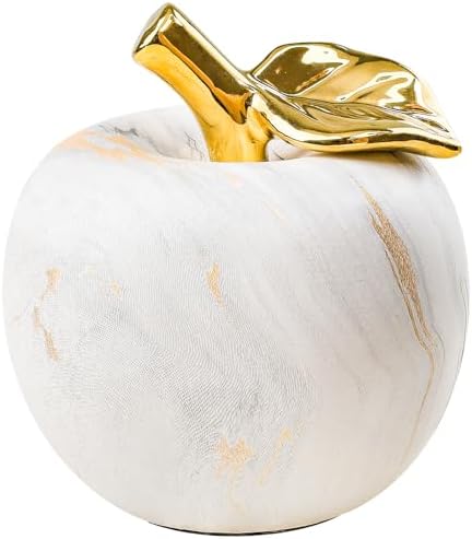 Amazon.com: ABOOFAN Ceramic Apple Ornament Porcelain Fruit Statue ...