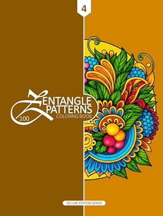 Amazon.com: Zentangle Patterns Coloring Book (Deluxe Edition Series ...