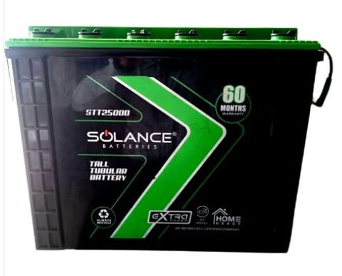 Solance STT25000 Tall Tubular Battery : Amazon.in: Car & Motorbike