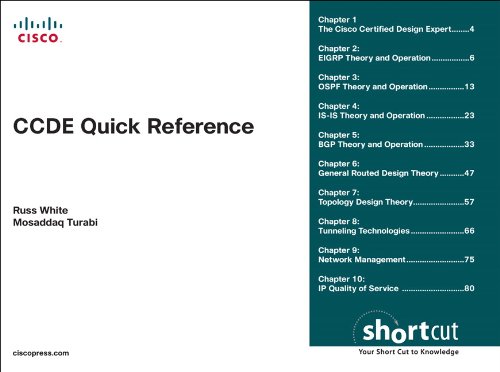 Amazon.com: CCDE Quick Reference eBook : White, Russ, Turabi, Mosaddaq ...