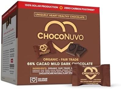 Amazon.com : ANDREW LESSMAN ChocoNuvo 66% Cacao 180 Pieces - Organic ...