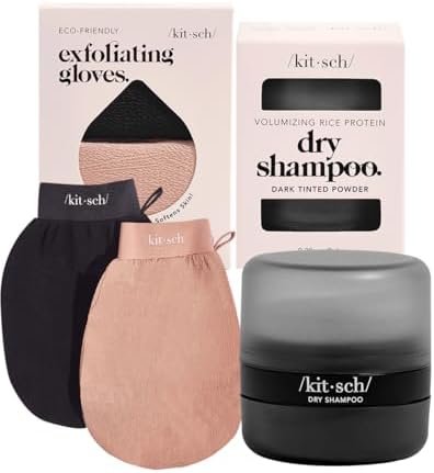 Amazon.com: Kitsch Dry Shampoo Powder with Rice Protein for Women & Men ...