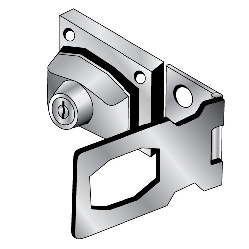 Pro-Lok 2-1/2" Hasp Lock (Keyed Alike) - Amazon.com
