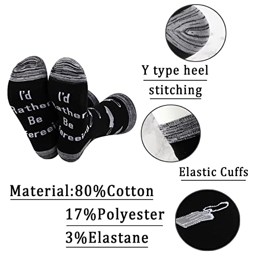 Funny Referee Gifts Whistle Socks I’d Rather Be Refereeing Sports ...