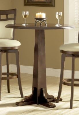 Amazon.com: Dynamic Designs Brown Cherry Pub Table : Home & Kitchen