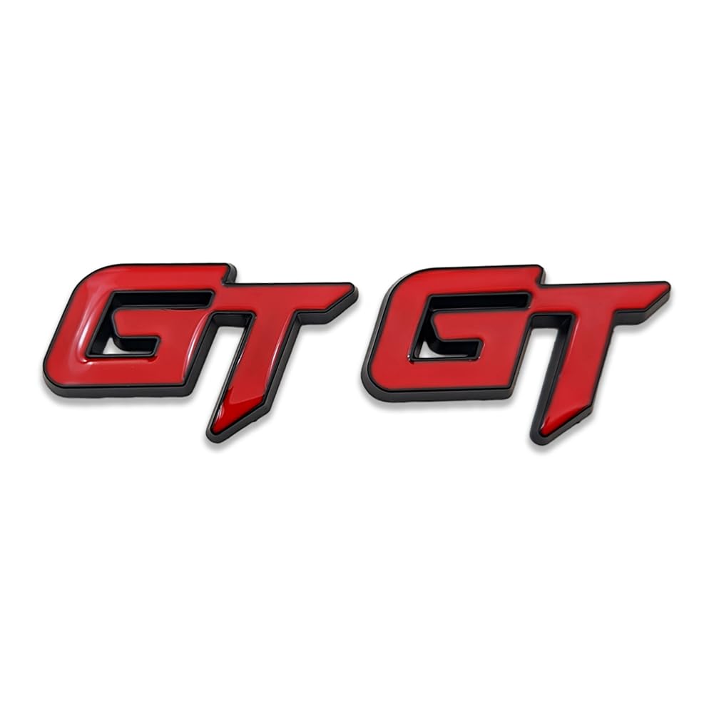 Amazon.com: 2X Chrome Metal GT Logo Car Emblem Auto Grand Tourer Badge ...
