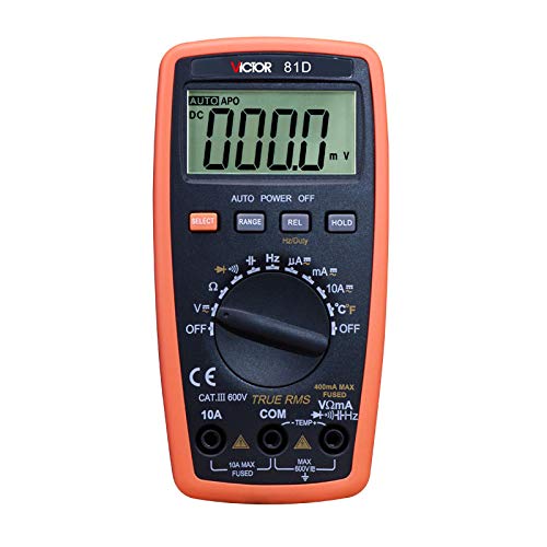 KONGTEN VICTOR/RuoShui 81D 3 3 4 Digital Multimeter 3999 Counts True ...