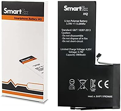 Smartex® Battery Compatible with iPhone 13 Pro MAX | 4352 mAh ...