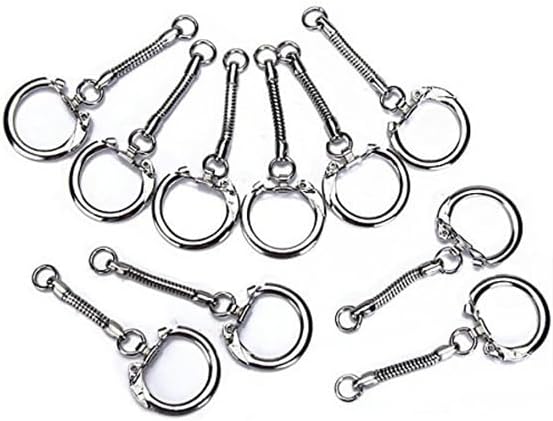 Amazon.com: COHEALI Key Chain Kit: 30pcs Snake Key Ring With Chain ...