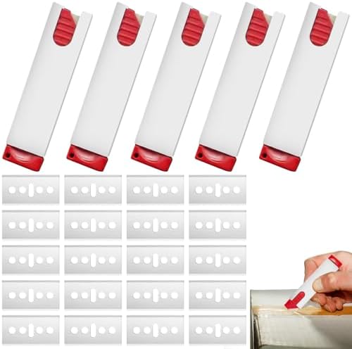 GBKDQQ Pack of 5 Cutter Knives with Blade Insert, Mini Safety Knife ...