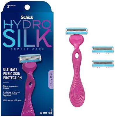 Amazon.com: Schick Hydro Silk Ultimate Pubic Skin Protection, Bikini ...