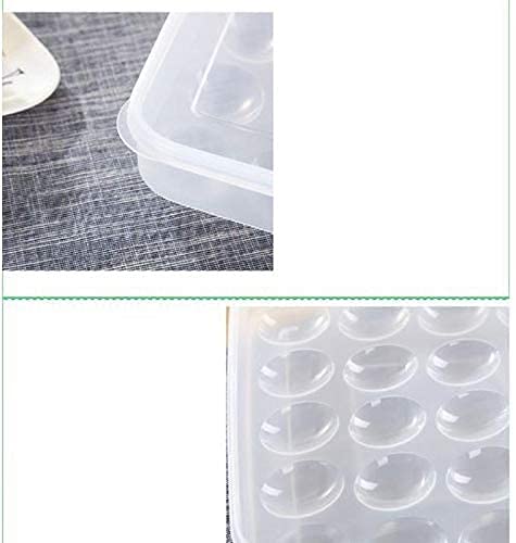 LATRAT 30 Egg Storage Box Fridge, Egg Box Holds 30 Eggs, Egg Holder ...