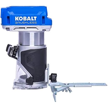 Kobalt 24V MAX 1/4-in Variable Speed Brushless Fixed Cordless Router ...