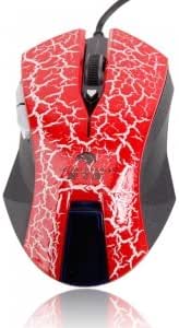 6D Crack Wired Optical Gaming Mouse Red : Amazon.fr: Informatique