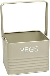 Vintage Retro Style Matt Enamel PEG Tin Caddy ~ The Trendy Tin ...