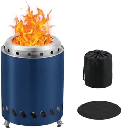 Amazon.com : Tabletop Smokeless Fire Pit, Portable Camping Stove for ...