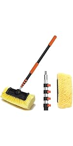 Amazon.com : Buyplus Adjustable Garden Leaf Rake - 24 to 63 Inch ...