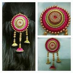 Buy Silk Thread hair clip at Amazon.in