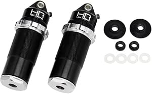 Hot Racing TFF155AR08 Aluminum Threaded Rear Bleeder Shock Bodies Arrma ...