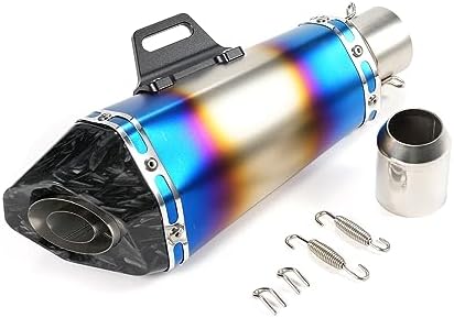 Amazon.com: Aumotop 1.5-2in Inlet Motorcycle Exhaust Muffler Pipes Slip ...