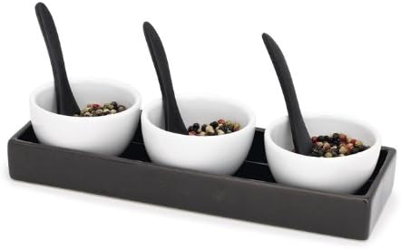 Amazon.com: Torre & Tagus 3 Dish Condiment Set : Home & Kitchen