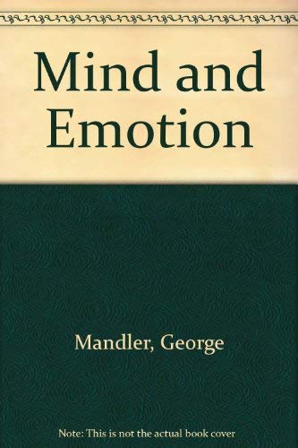 Mind and Emotion: Mandler, George: 9780471566908: Amazon.com: Books