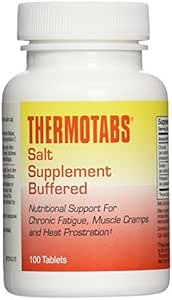 Amazon.com: Thermotabs Salt Supplement Buffered - 100 Tablets (Pack of ...